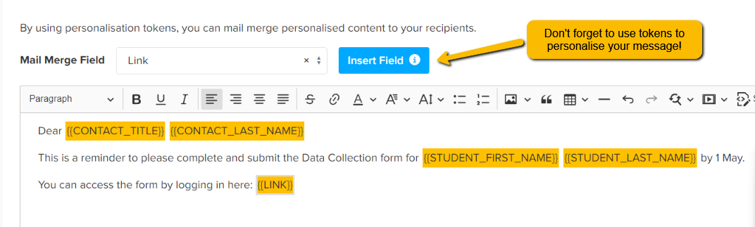 How to manually or automatically follow up with incomplete applications