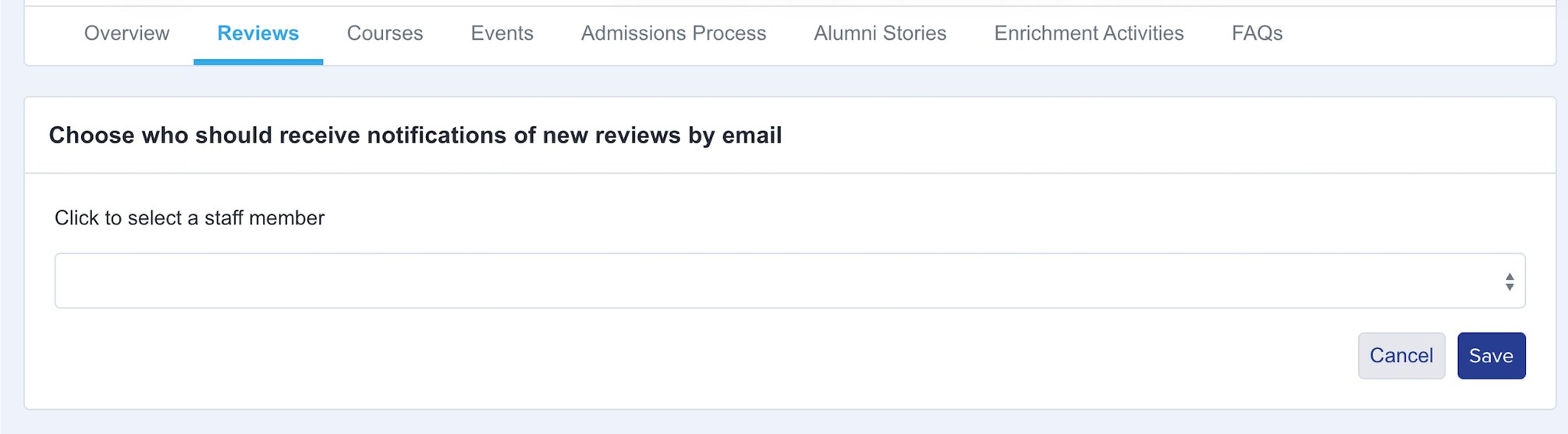 ApplicaaOne Student Review System: Staff Guide