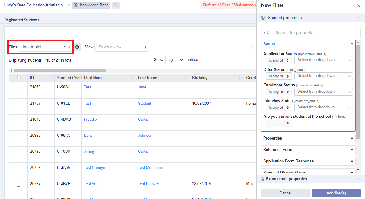 How to Bulk Export Student Information as a PDF