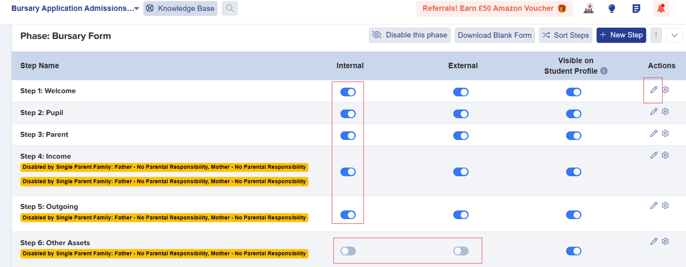 How to Customise Your Bursary Application Form