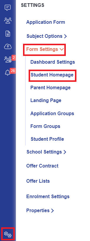How to make a subject change on an application form, or at offer stage ...