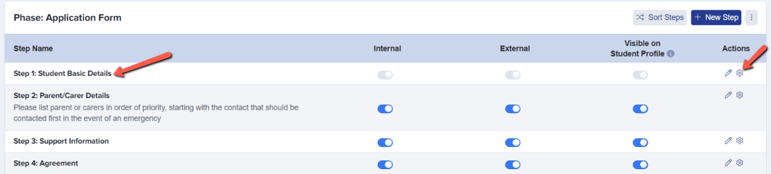 How to Customise an Application Form