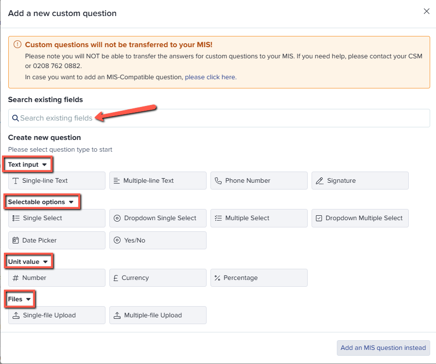 How to Customise an Application Form