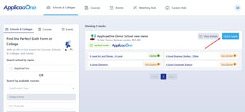 How to Apply to Sixth Form or College with ApplicaaOne