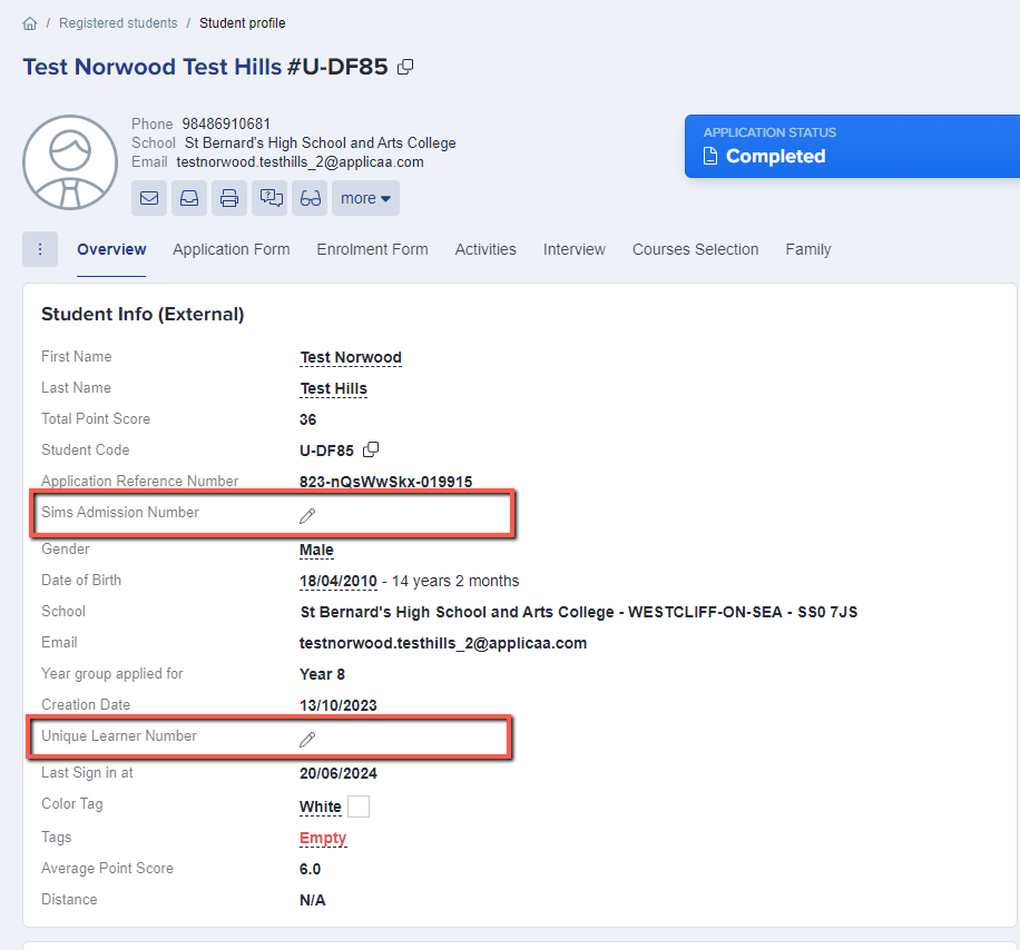 How to check whether your applicants have a unique identifier in A+