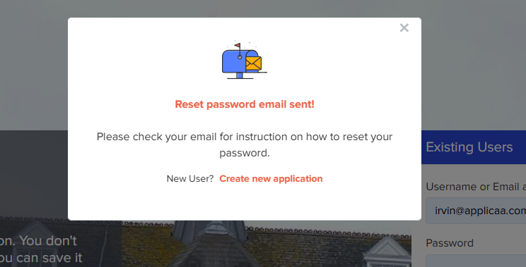 How to reset password for Parent and Student