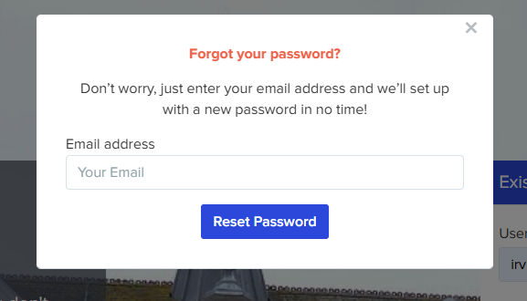 How to reset password for Parent and Student