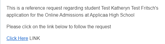 How a referee completes a reference request