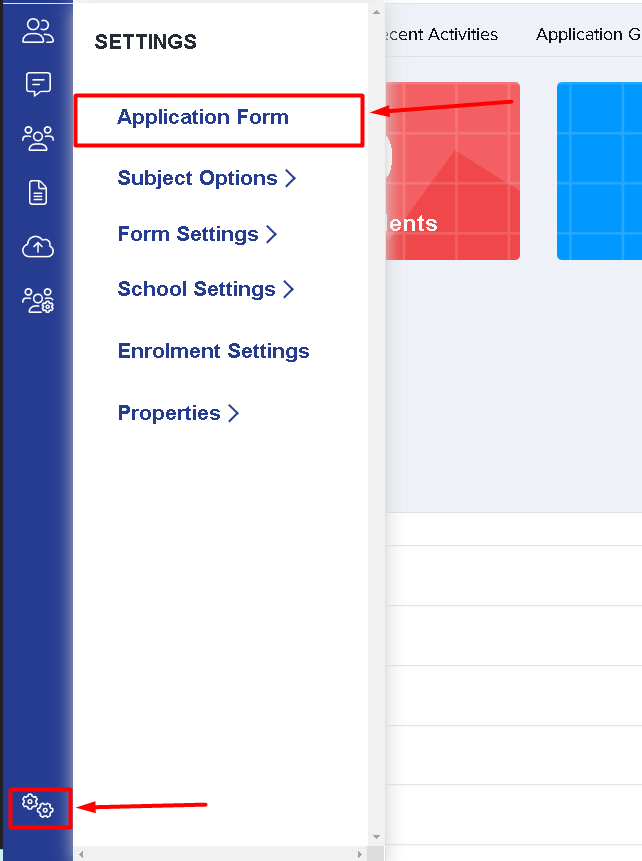 How to Customise an Application Form