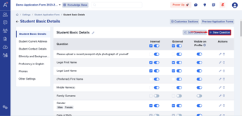 How to Customise an Application Form