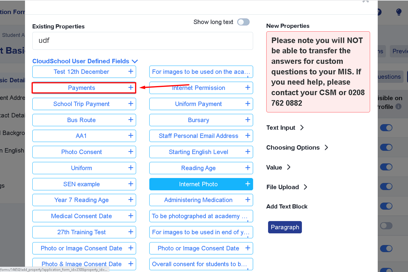 How to Customise an Application Form