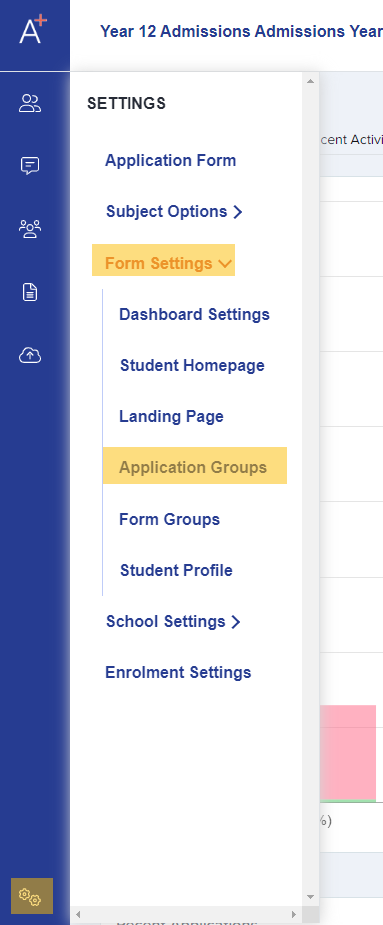 How to set up an Application Group