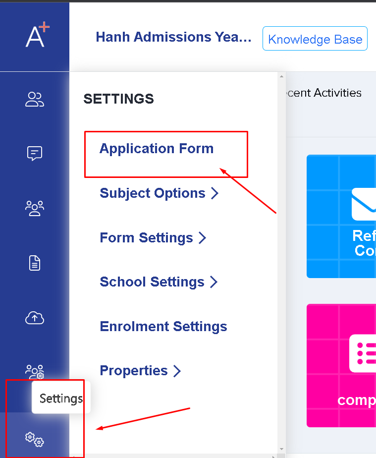 How to set up the policies and agreement step