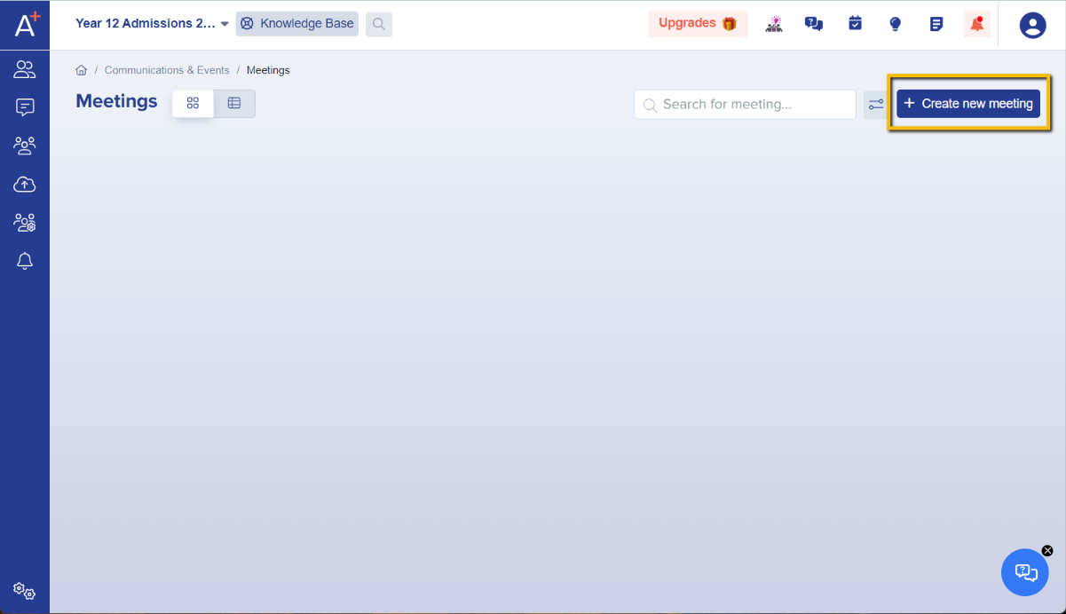 Meetings, Offers and Timetabling training guide