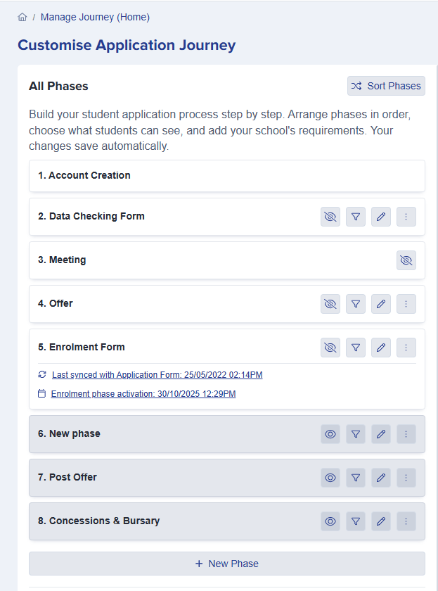 How to Customise an Application Form