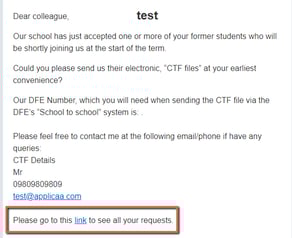 CTF/File Request Area