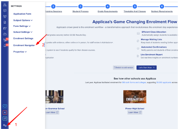 Enrolment Navigator - NEW!