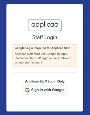 Single Sign-On (SSO) for Staff (Google & Microsoft Accounts only)