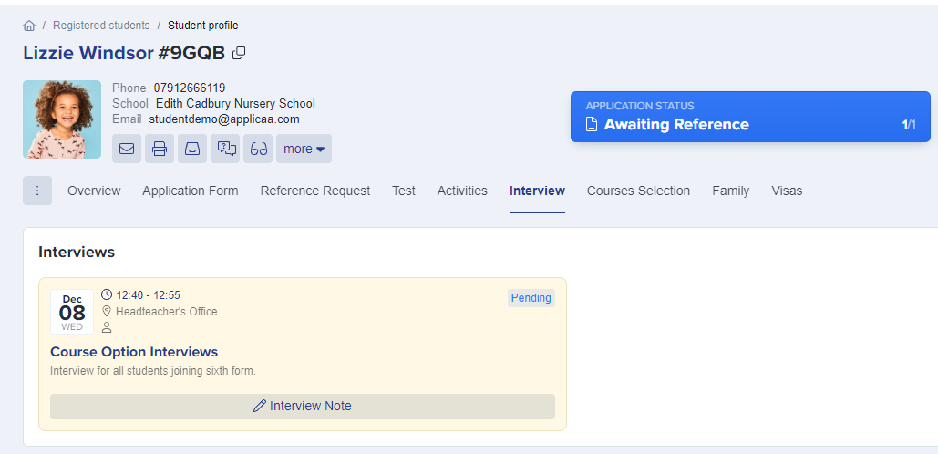 How to conduct a student interview